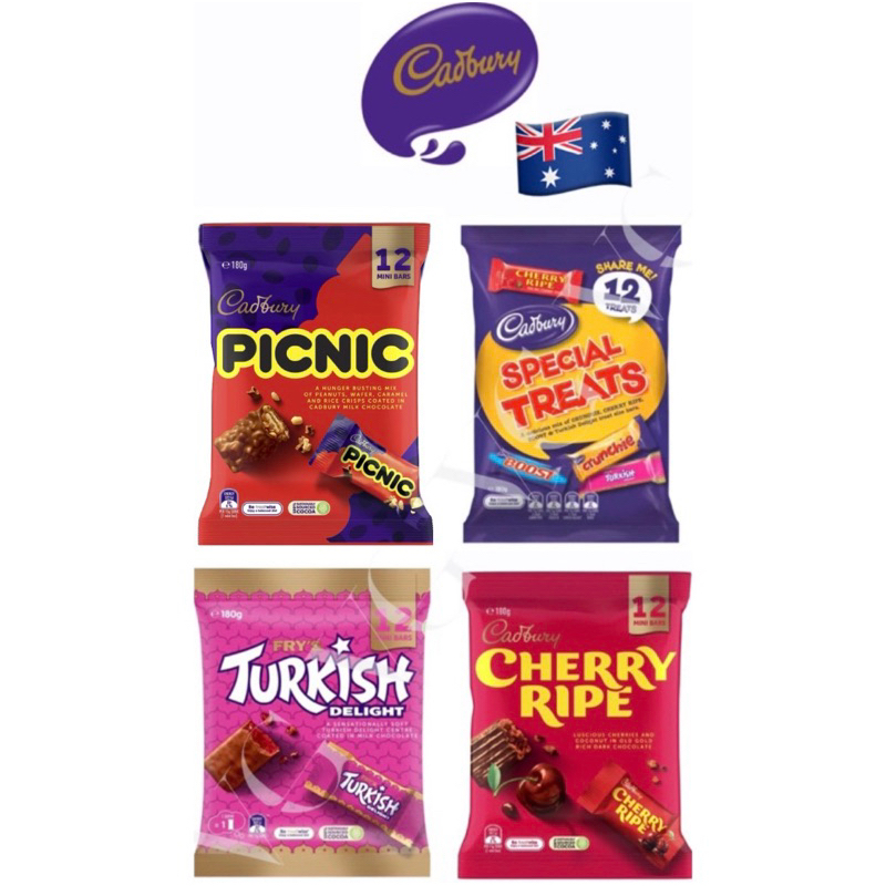 [SG STOCK] CADBURY 🇦🇺 CHOCOLATE ASSORTMENT Turkish Delight Cherry Ripe ...