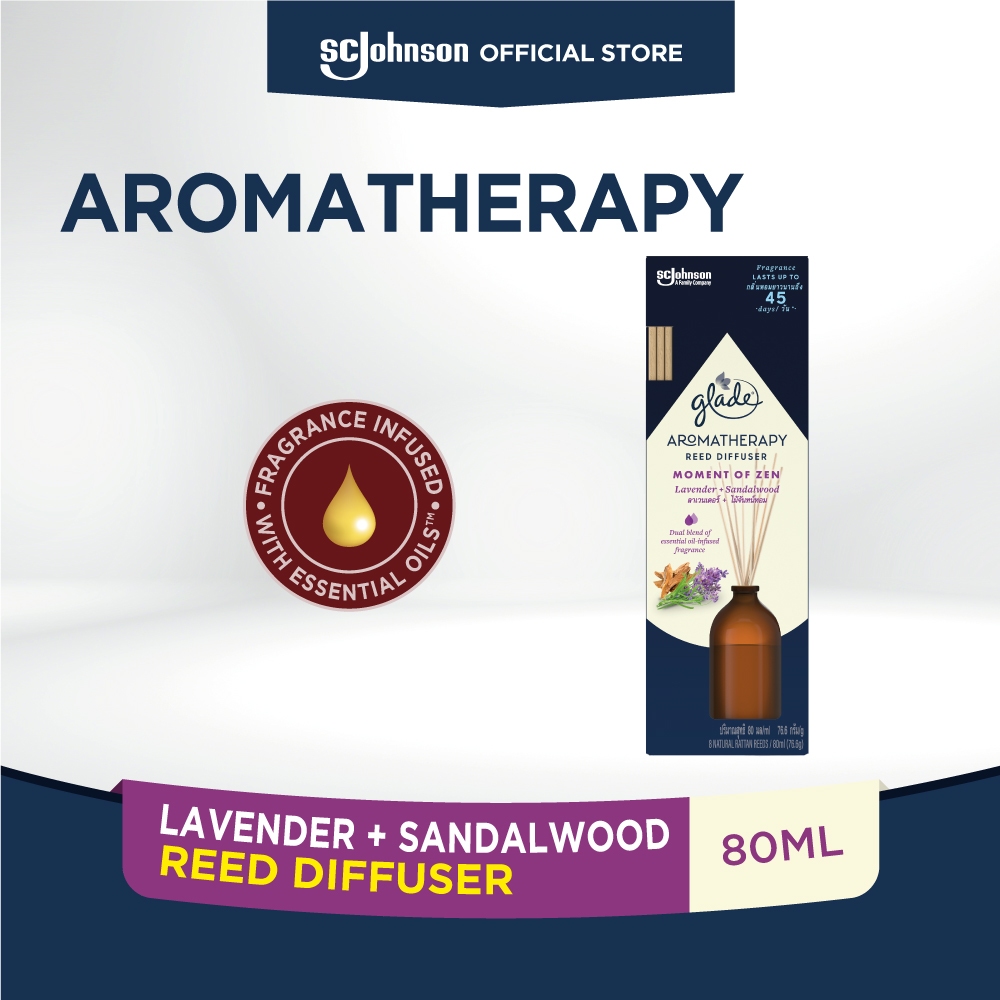 Glade Aromatherapy Reed Diffuser 80ml (Assorted Scents) | Shopee Singapore