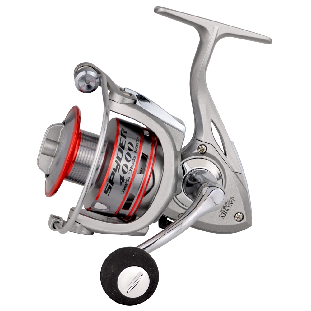 Ajiking Spyder Spinning Fishing Reel (8-12kg Drag Power) | Shopee Singapore