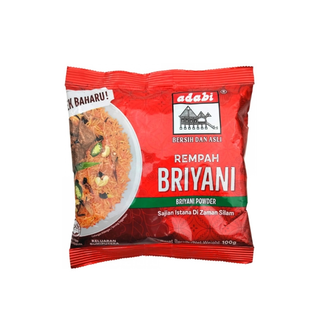 Adabi, Rempah Briyani, 100 g | Shopee Singapore
