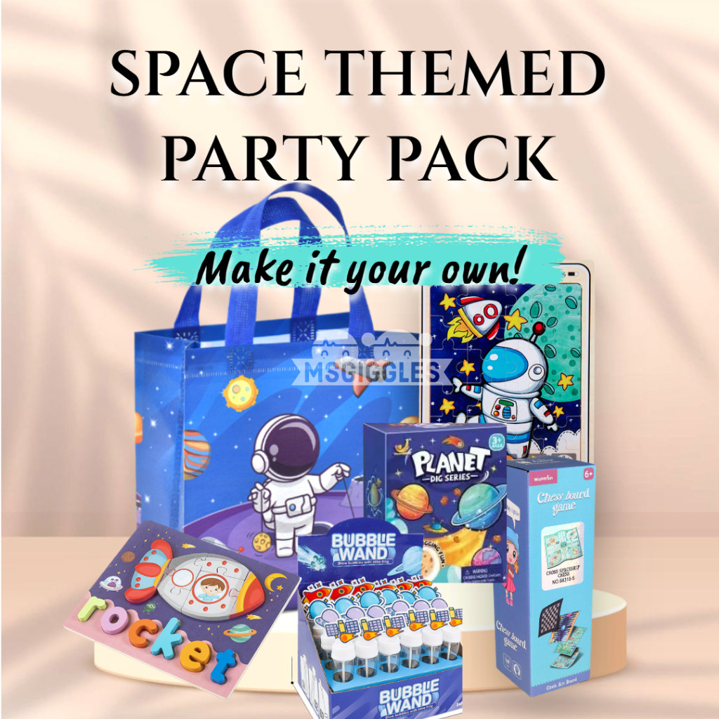 MsGiggles Space Themed Goodie Bag Bundle for Kids Birthday Party Toys ...