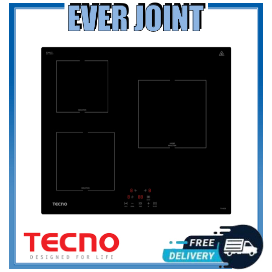 Tecno TIH638 [60cm] 3-Burner Induction Hob + FREE BASIC INSTALLATION ...