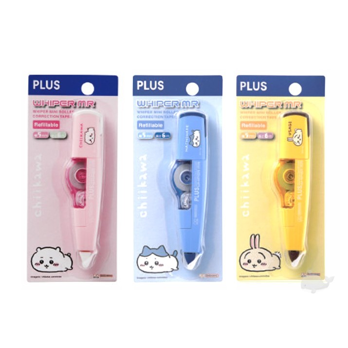 PLUS Whiper MR Refillable Correction Tape (Chiikawa Edition) 5mm x 6m ...