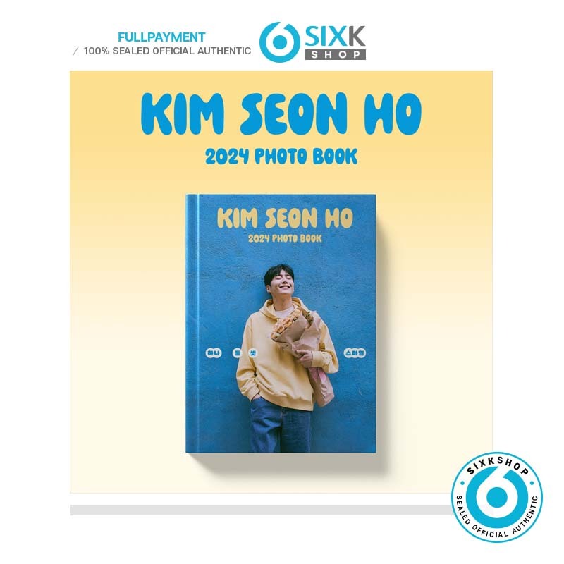 KIM SEON HO- 2024 PHOTO BOOK [One Two Three Smile] | Shopee Singapore