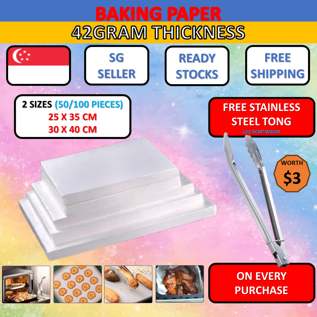 [SG] PARCHMENT BARBECUE BAKING PAPER | Shopee Singapore