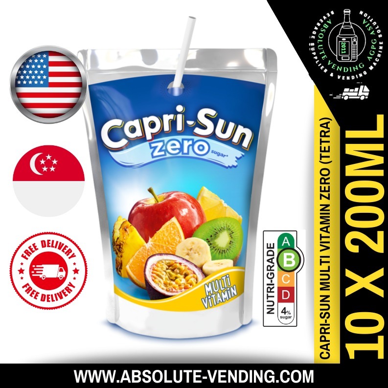CAPRISUN Multi Vitamin ZERO 200ML X 10 (TETRA) | Shopee Singapore