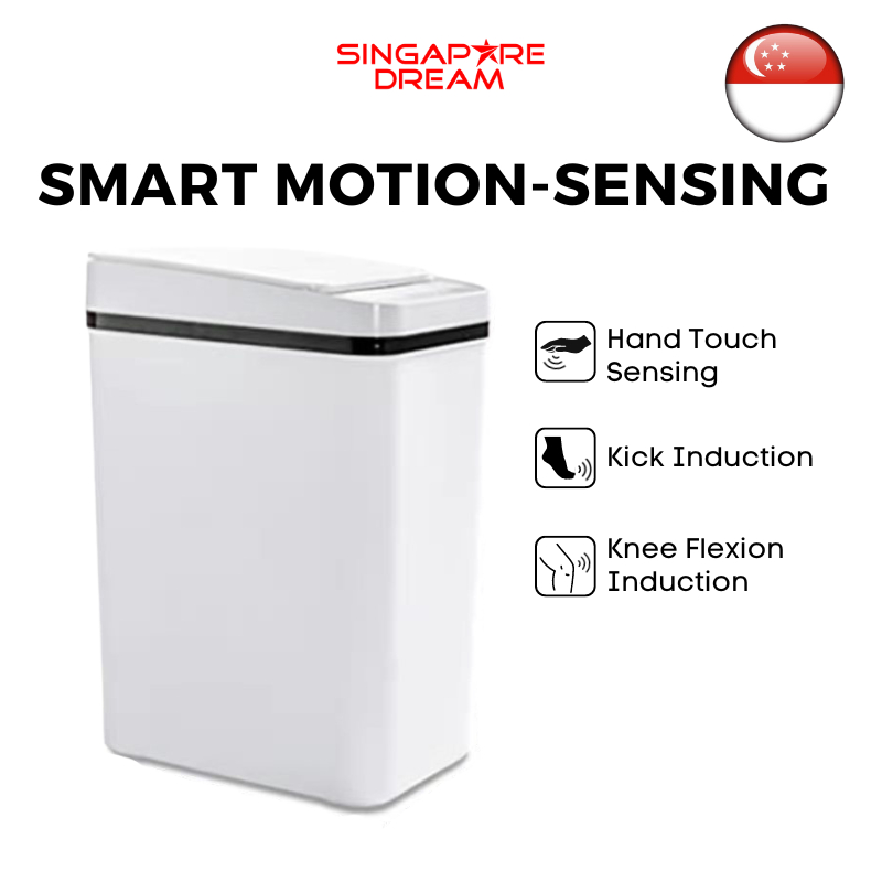 12L Smart Motion Sensor Dustbin Automatic Trash Bin For Bathroom ...