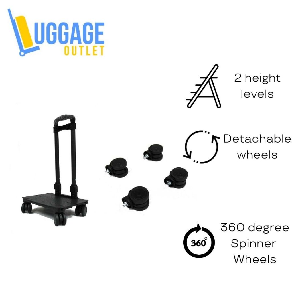 *Restocked* Foldable Trolley with Detachable Wheels (No Backpack ...