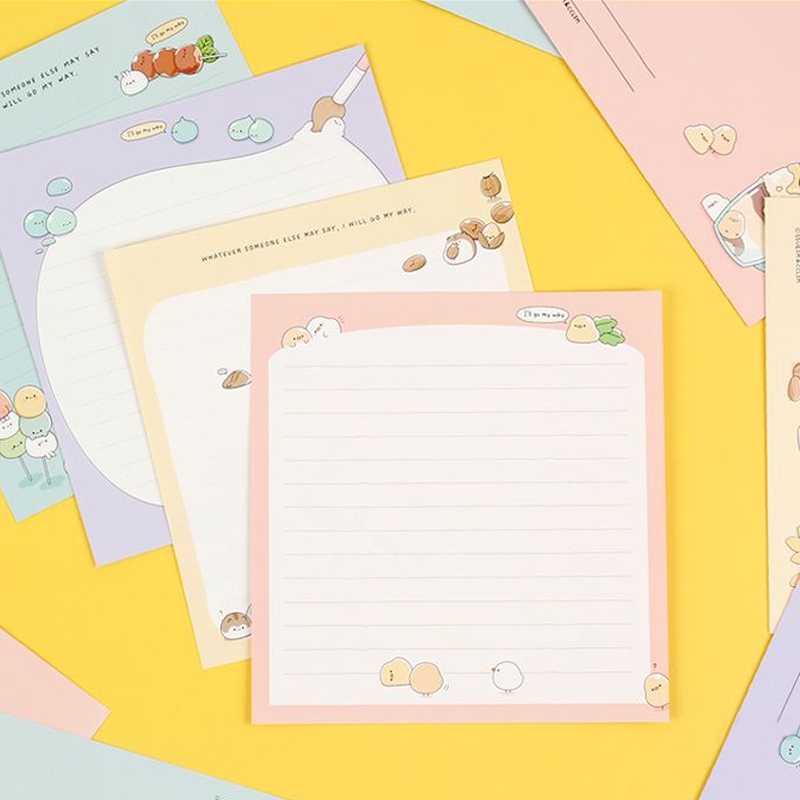 Small sweet Time Letter Paper Envelope Set Stationery Writing Paper ...