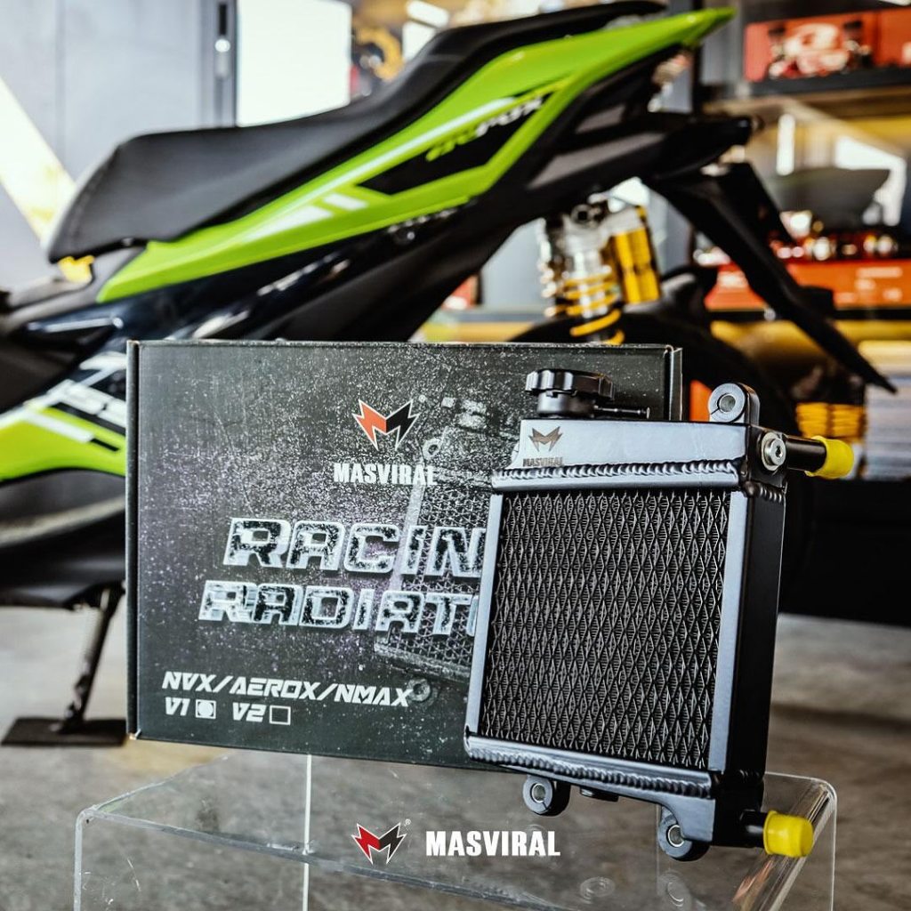 Masviral Racing Radiator AEROX155 NMAX155 NVX155 AEROX V1 V2 NMAX V1 V2 ...
