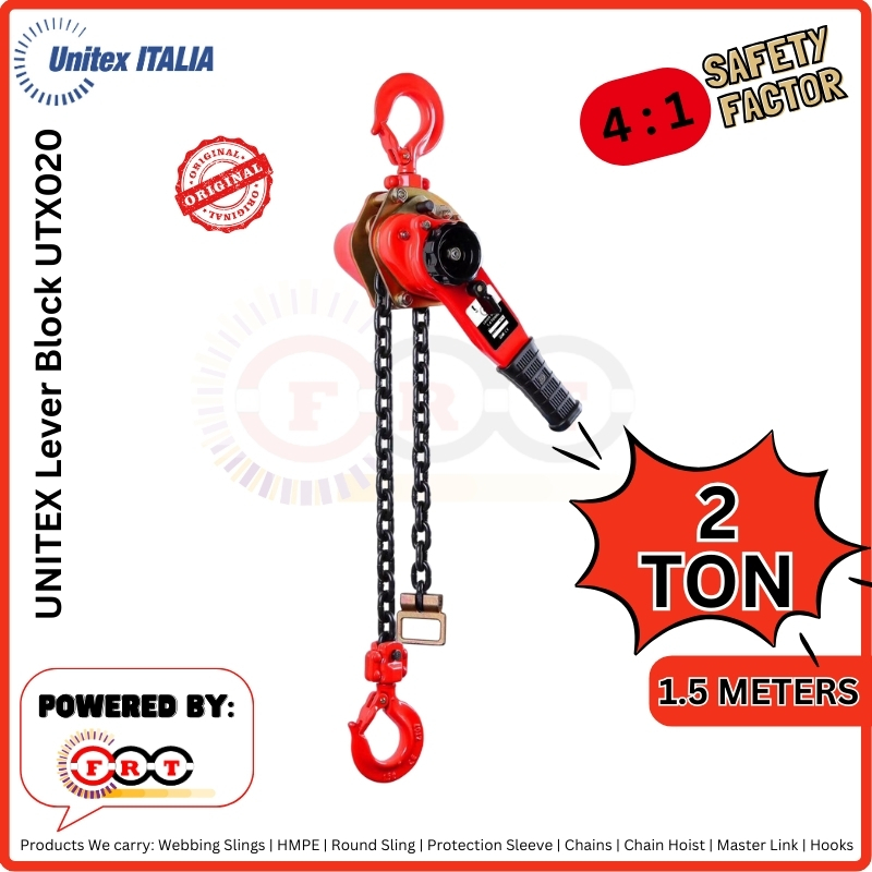 UNITEX LEVER BLOCK MANUAL LEVER HOIST 2 TON For Tensioning And Lashing ...