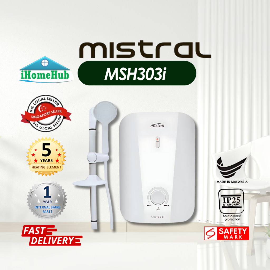 MISTRAL MSH303i Instant Heater / Water Heater | Shopee Singapore