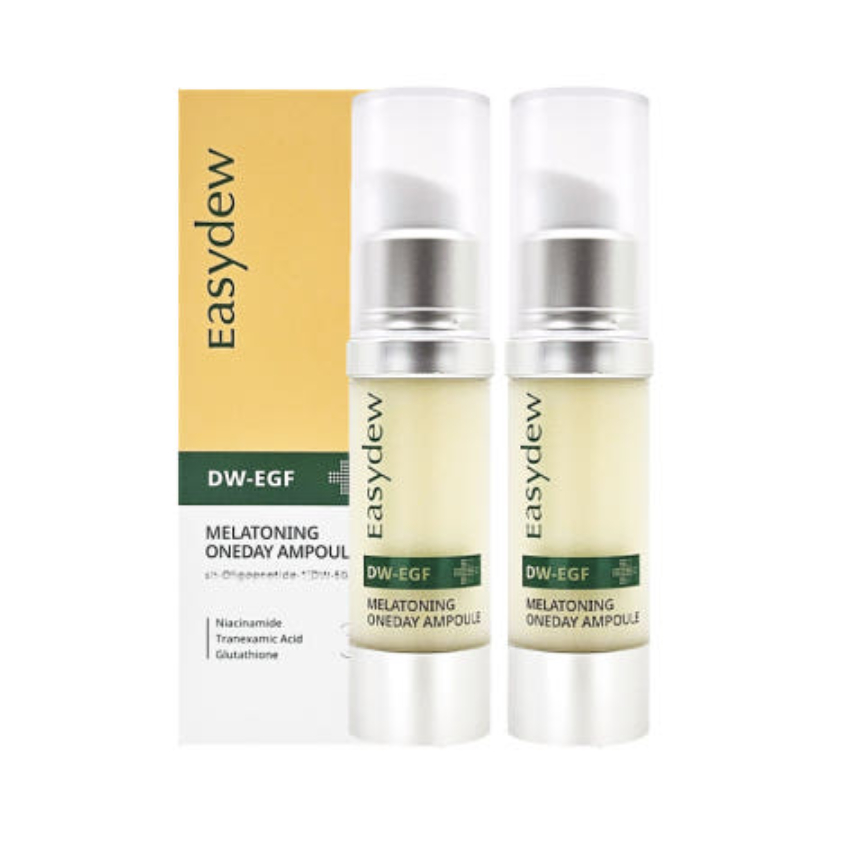 Easydew Melasma Ampoule 15ml x 2 (DW-EGF Melatoning Whitening Ampoule) | Shopee Singapore