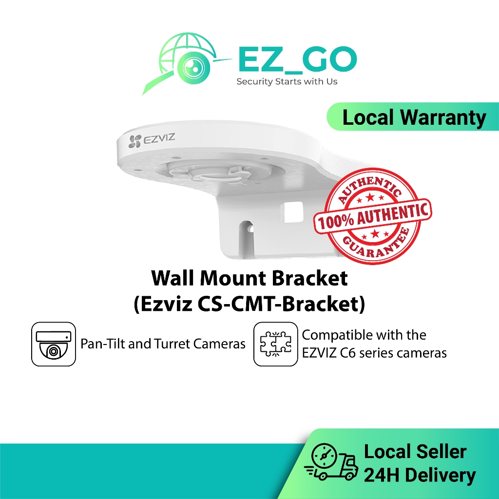 [SG SELLER] Ezviz Wall Mount Bracket For Pan Tilt and Turret Cameras ...