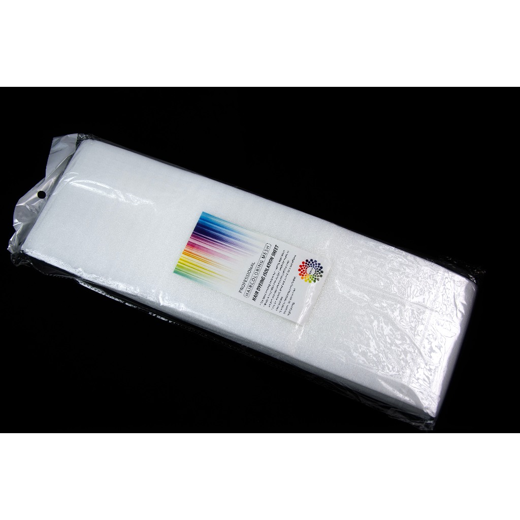50PCS/Pack Hair Dye Paper Reusable Highlight Dyeing Coloring Henna ...