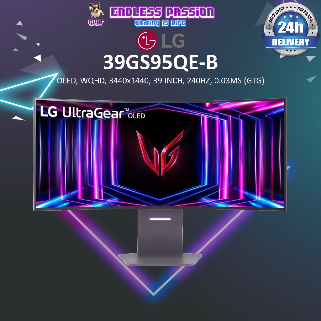 LG 39GS95QE-B — 39" UWQHD Curved OLED Display Gaming Monitor | Shopee ...