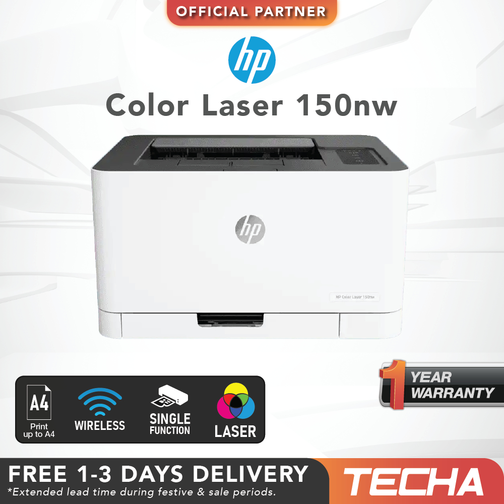HP 150nw | Wireless Color Laser Printer | Shopee Singapore