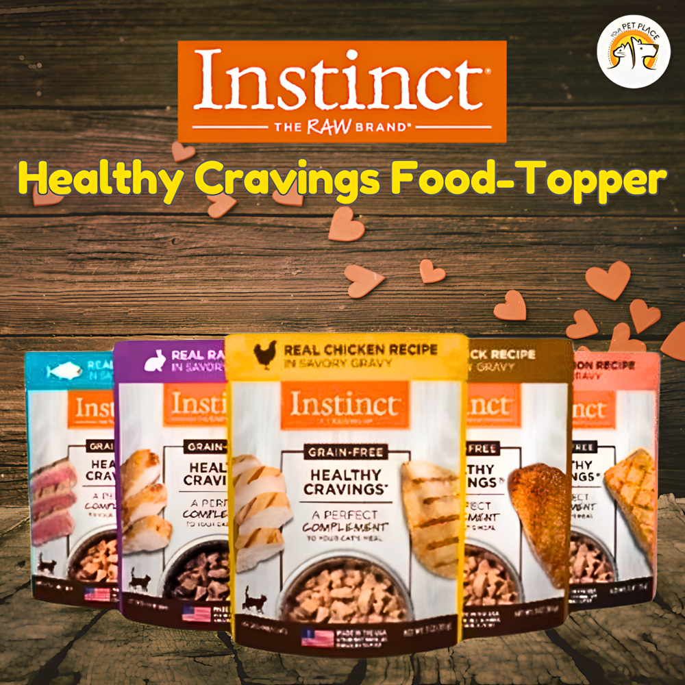 Instinct Cat Food Topper Healthy Cravings in Gravy Pouch 3oz (12 ...