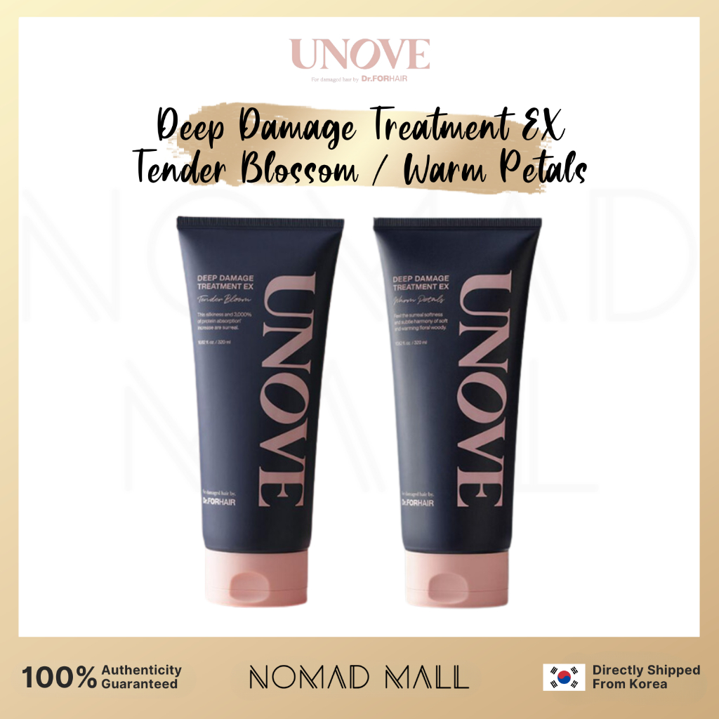[UNOVE] Unove Deep Damage Treatment EX 320ml Warm Petals | Tender Bloom | Shopee Singapore