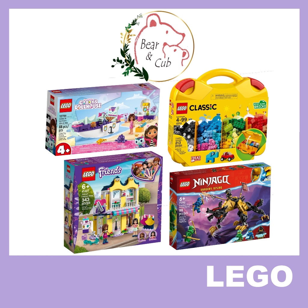 LEGO - 41427 (Emma's Fashion Shop)/ 71790 (Hunter Hound)/ 10713(Classic ...