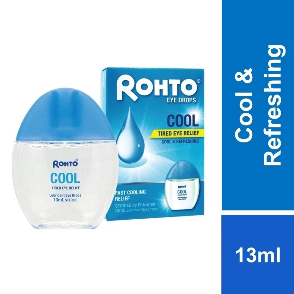 Rohto Cool Eye Drops Refreshing Soothing Dry Eye Relief 13ml | Shopee ...