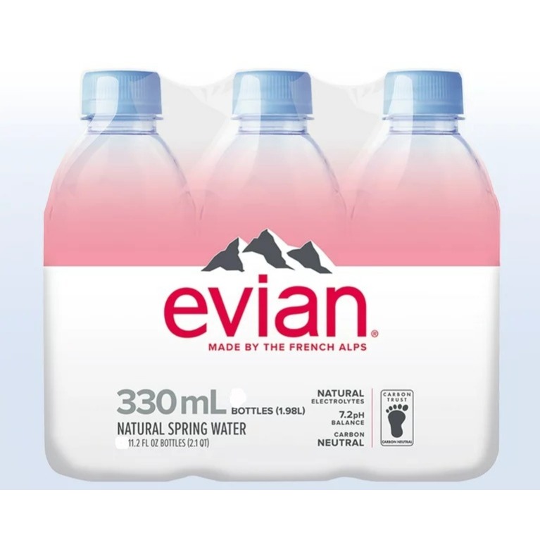 EVIAN Mineral Water 330ML X 24 (BOTTLE) | Shopee Singapore