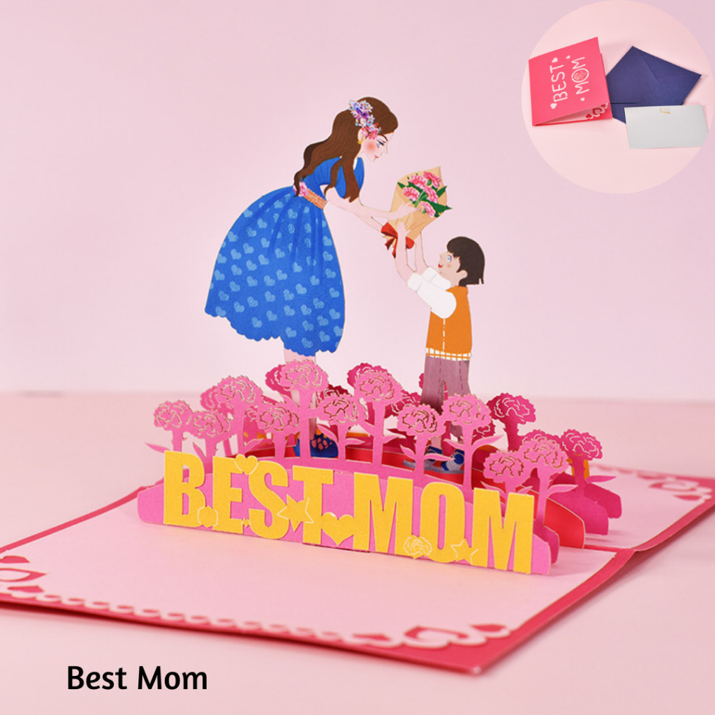 [SG Ready Stock] Mother's Father's Day Cards Greeting Card Thank you ...