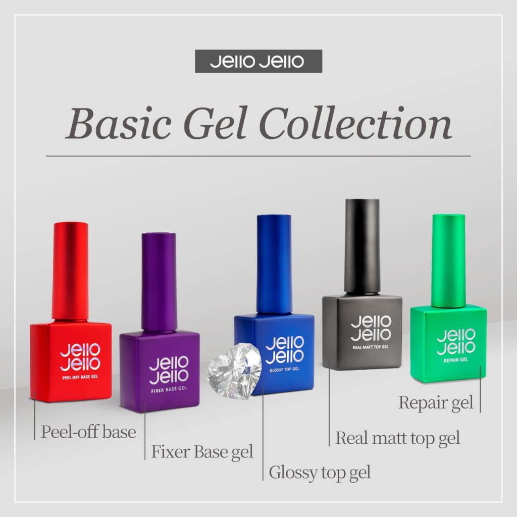 [Jello Jello] Premium Basic Gel Made in Korea | Shopee Singapore