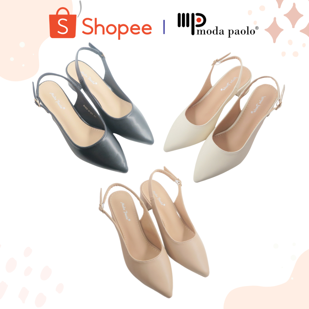 Moda Paolo Women Heels with Strap (N105) | Shopee Singapore