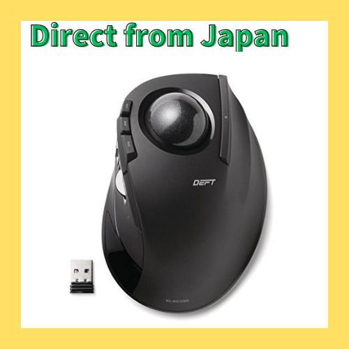 【Direct from Japan】ELECOM Mouse Wireless (Receiver Included) Trackball ...