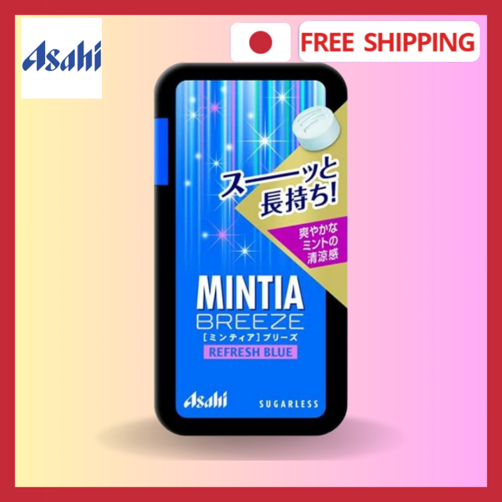 [Asahi Group Foods] Asahi Mintia Breeze Refresh Blue 30 tablets / Minty goodness Candy [Direct ...