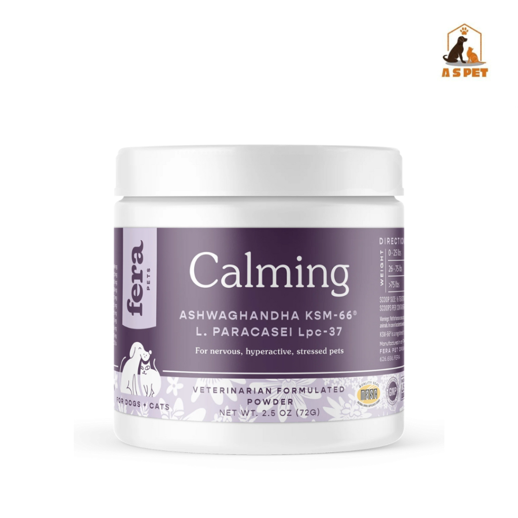 Fera Pets Calming Support Supplement for Dogs and Cats (60 servings ...