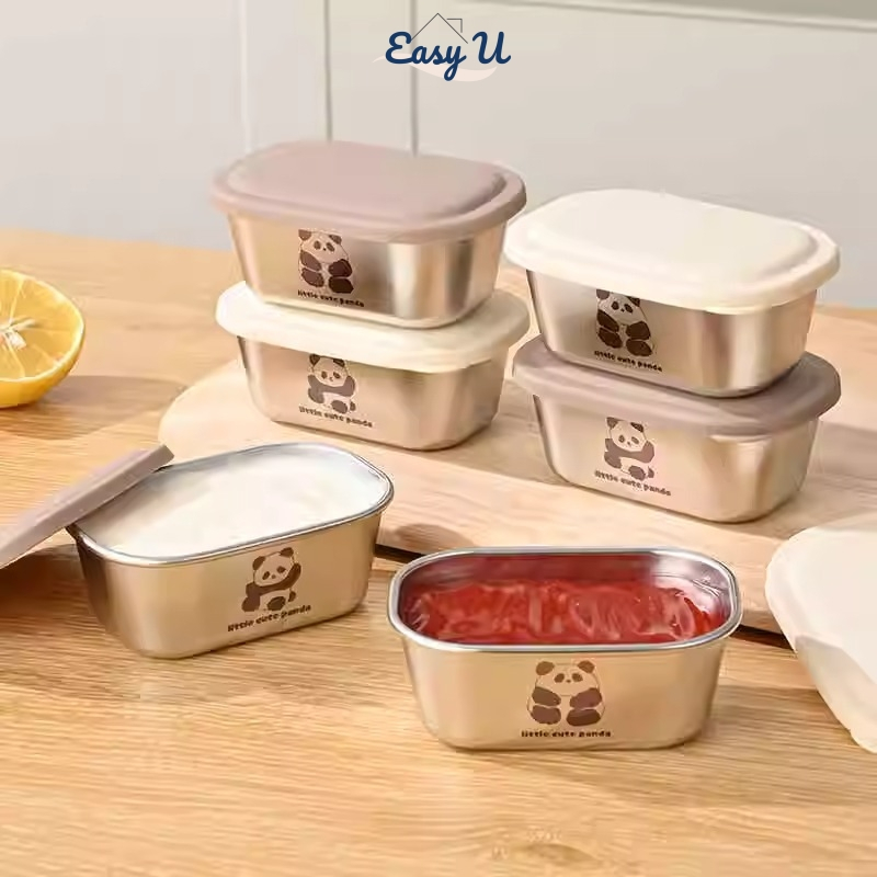 110ML 304 Stainless Steel Dipping Container With Lid | Mini Dip Box ...