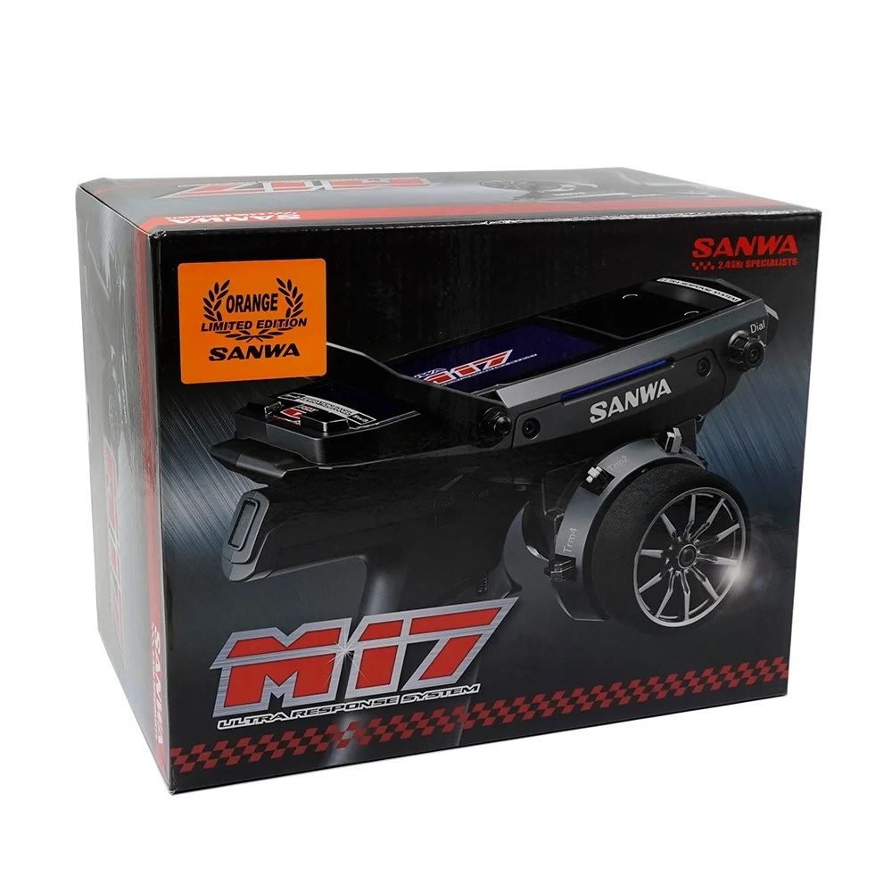 Sanwa M17 Orange Limited Edition w/ RX-493i Receiver FH5 4-Channel 2.4GHz | Shopee Singapore