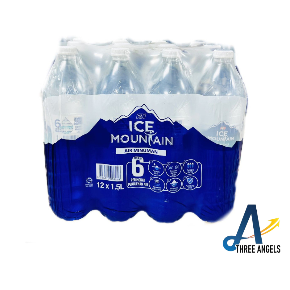 Ice Mountain Premium Drinking Water (Air Minuman) 1.5L x 12 | Shopee ...