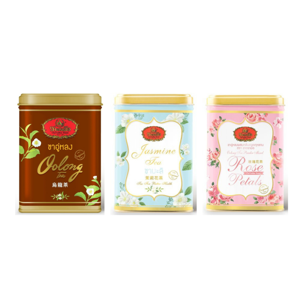 CHATRAMUE TEA BAG/SACHET IN TIN - OOLONG TEA 50G / JASMINE TEA 100G ...