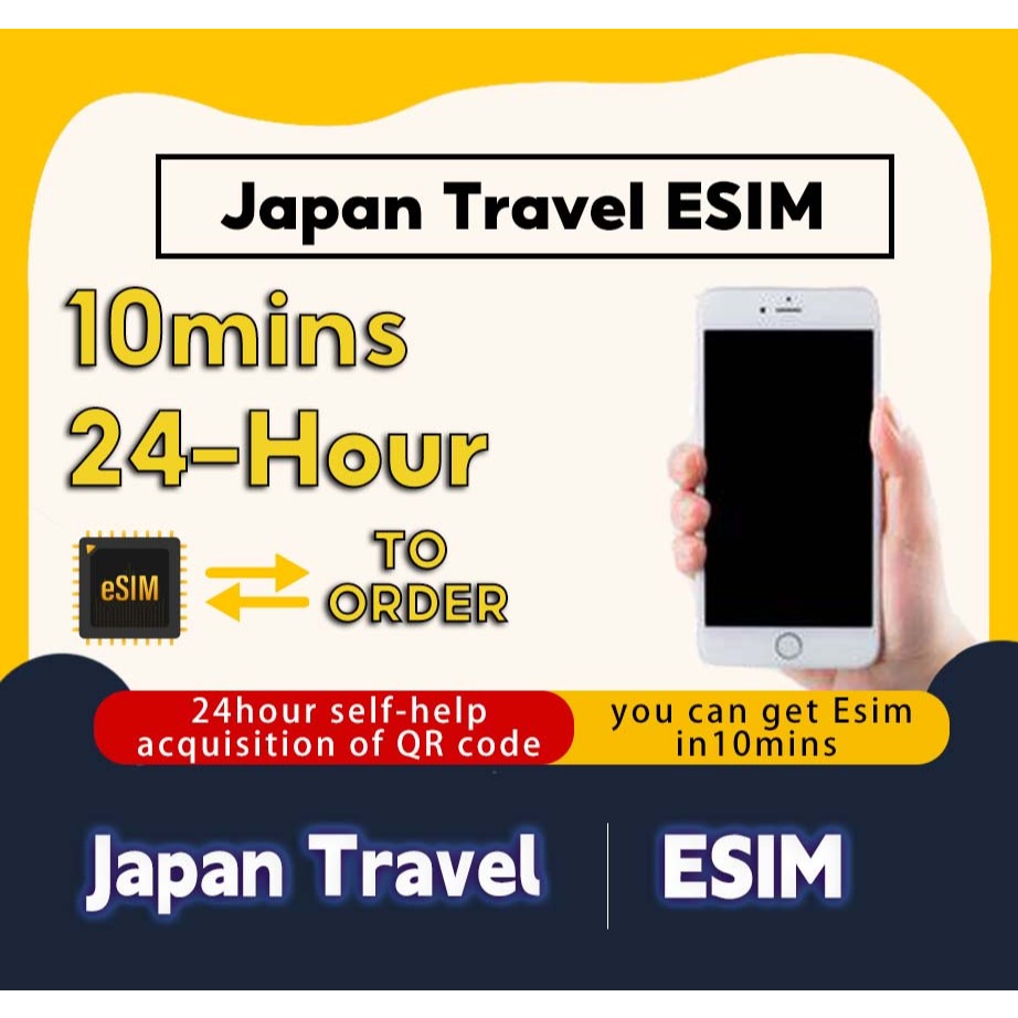 Japan eSIM 5-30 Days 3-50GB 4G Data | Instant 10mins Delivery | High ...