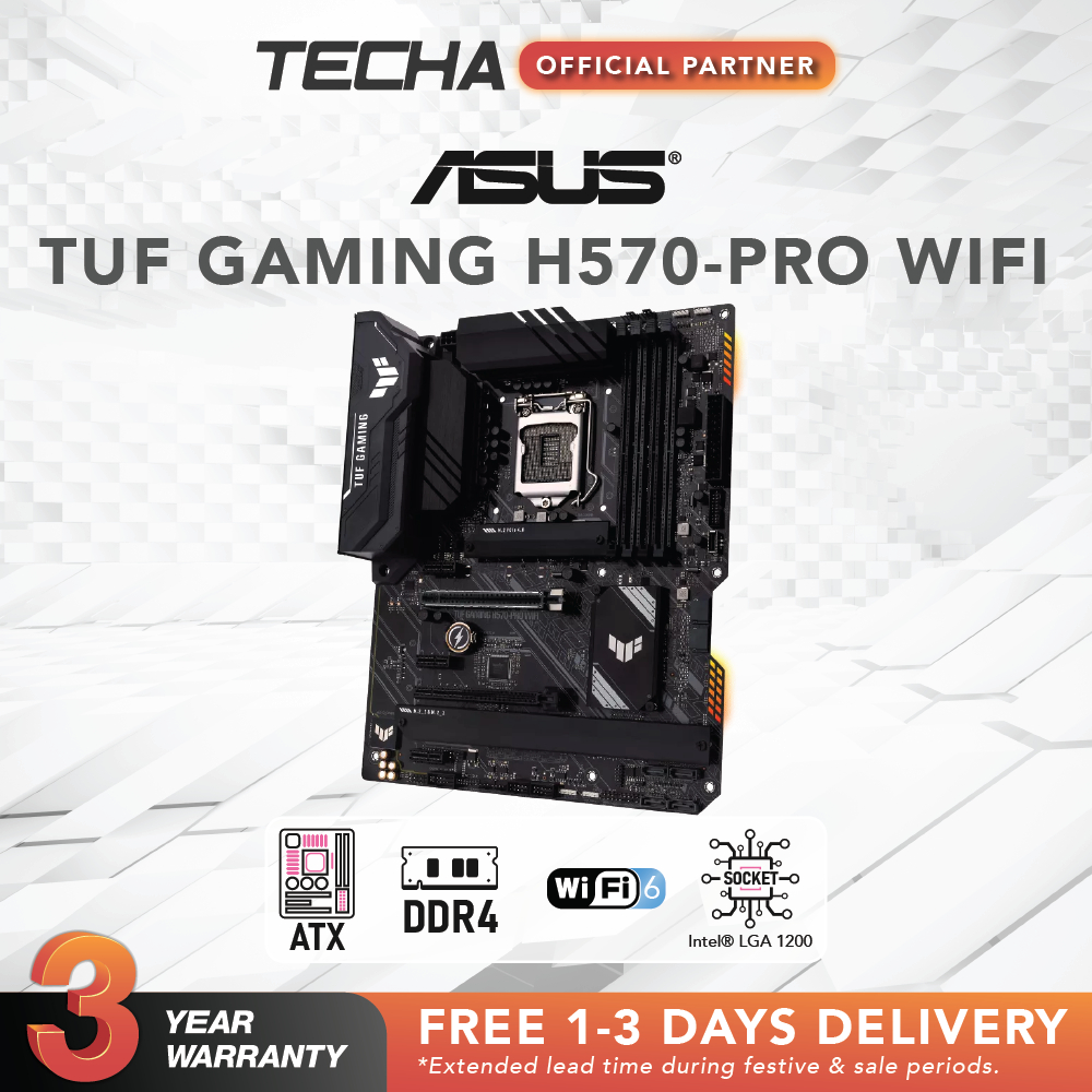 ASUS TUF GAMING H570-PRO WIFI | Full ATX | DDR4 Motherboard | Shopee ...