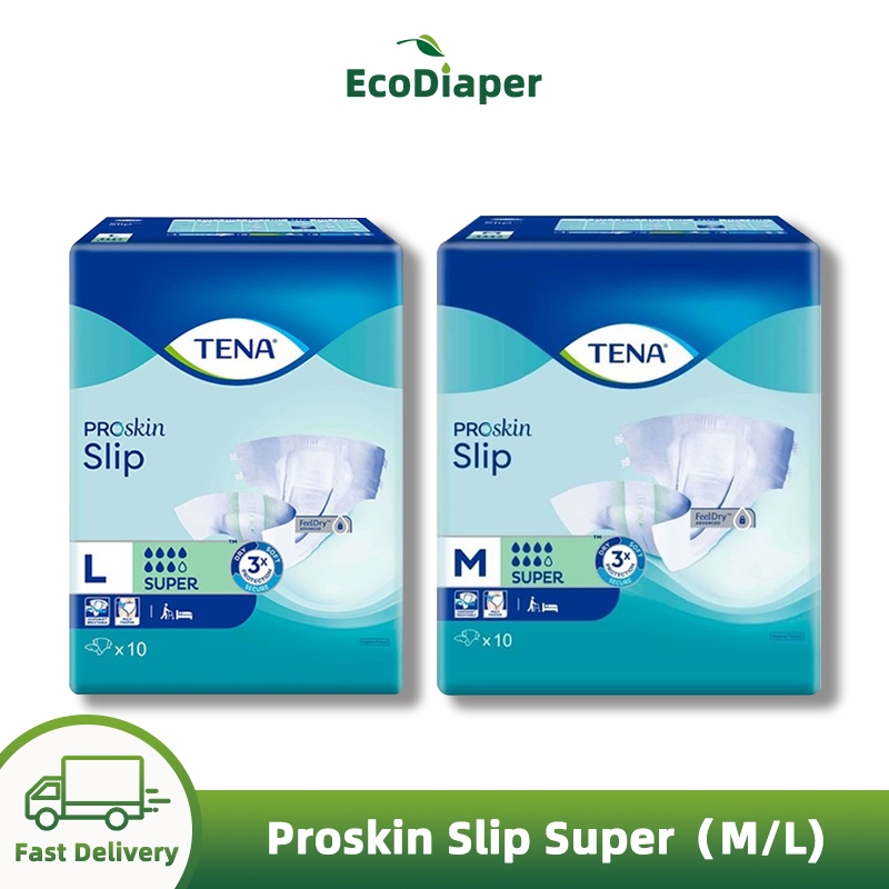 Out of stock TENA Proskin Slip Super Adult Diapers M/L(10s) | Shopee Singapore