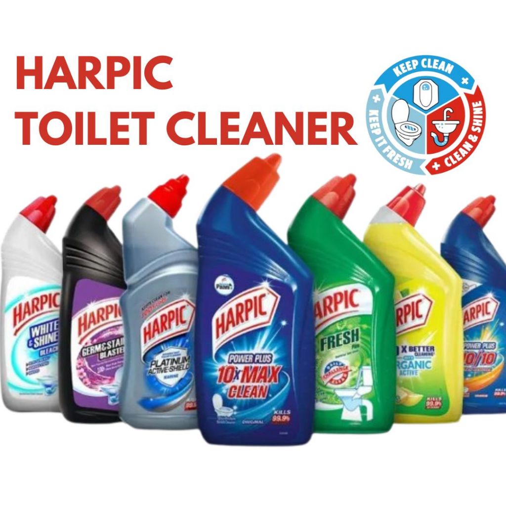 Harpic Toilet Cleaner | Cleaning Gel | Toilet Fragrance Lavender Lemon ...
