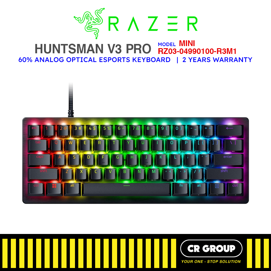 RAZER HUNTSMAN V3 PRO MINI - Analog Optical Gaming Keyboard - Quick ...