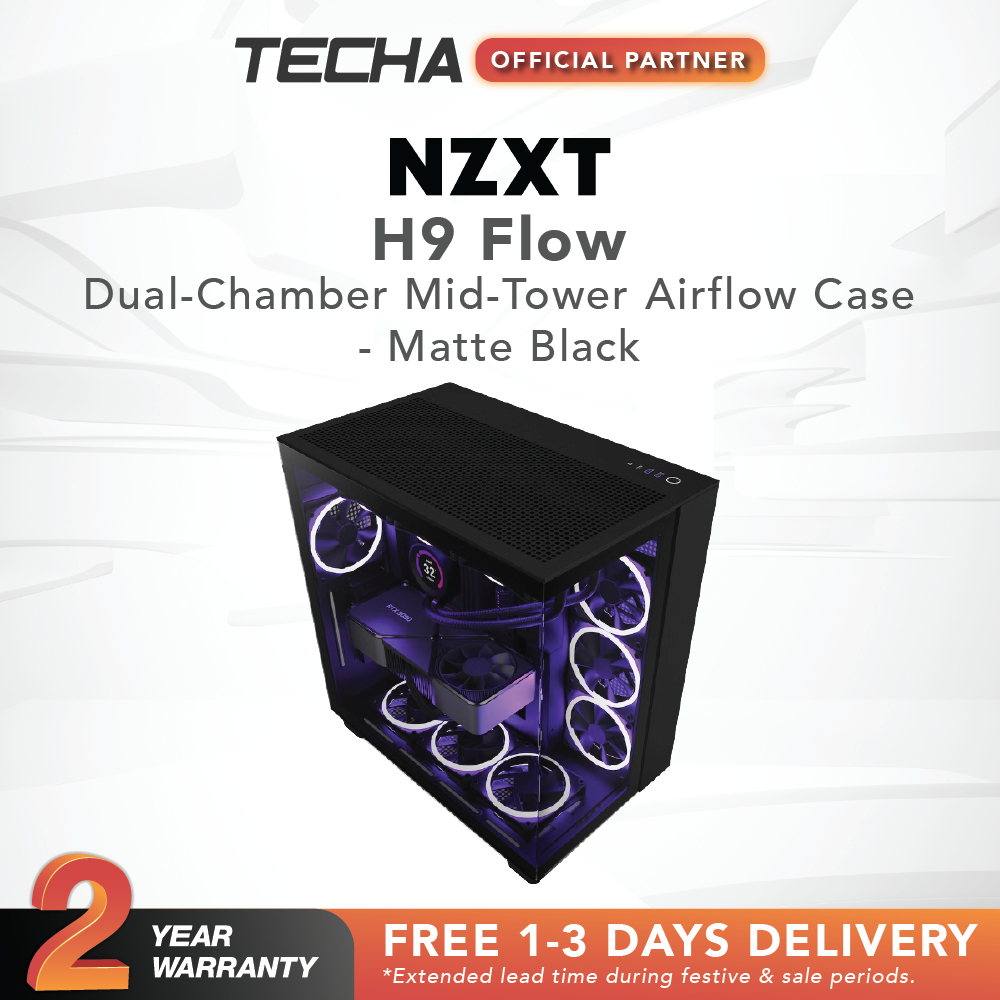 ZXT H9 Flow | Dual-Chamber Mid-Tower ATX Airflow Case | Shopee Singapore
