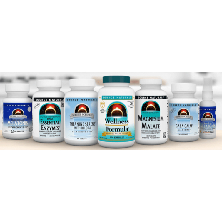 Source Naturals Magnesium Malate/Chelate Complex | Gamma Oryzanol | DIM ...