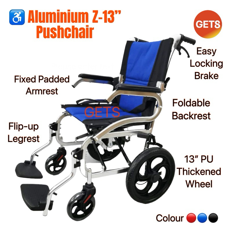 Wheelchair Pushchair [🇸🇬 GETS] ♿️ High Quality Aluminum Pushchair ...