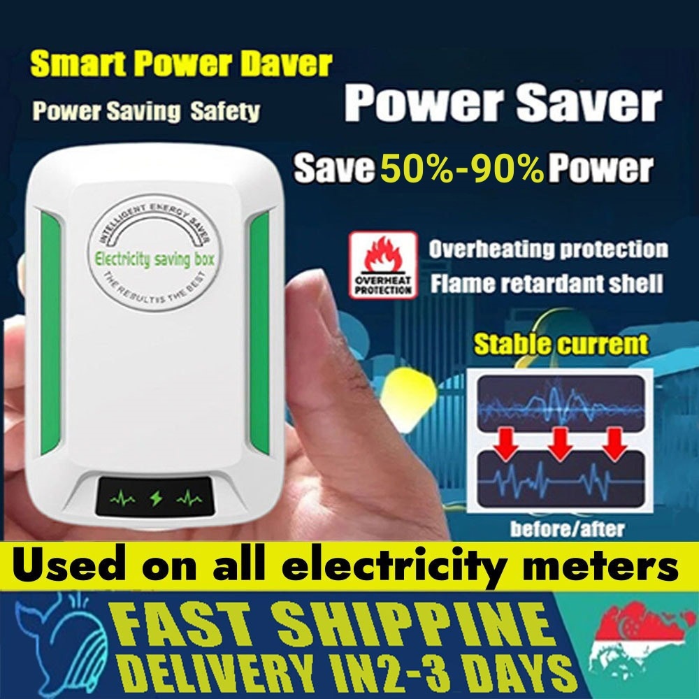 Smart Power Saving Box [Save 1000 KiloWatt-Hours] Power Saver 80% for ...