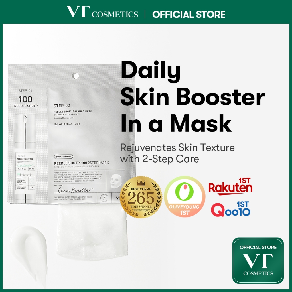[VT] Reedle Shot 100 2Step Mask (50/ 100 / 300 / 700) Skin Condition ...