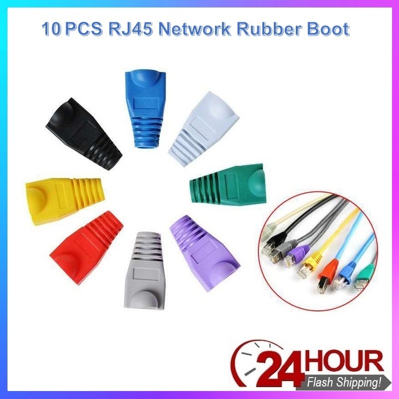 RJ45 Network Rubber Boot/Rubber Protector Cap/Network Lan Cable ...