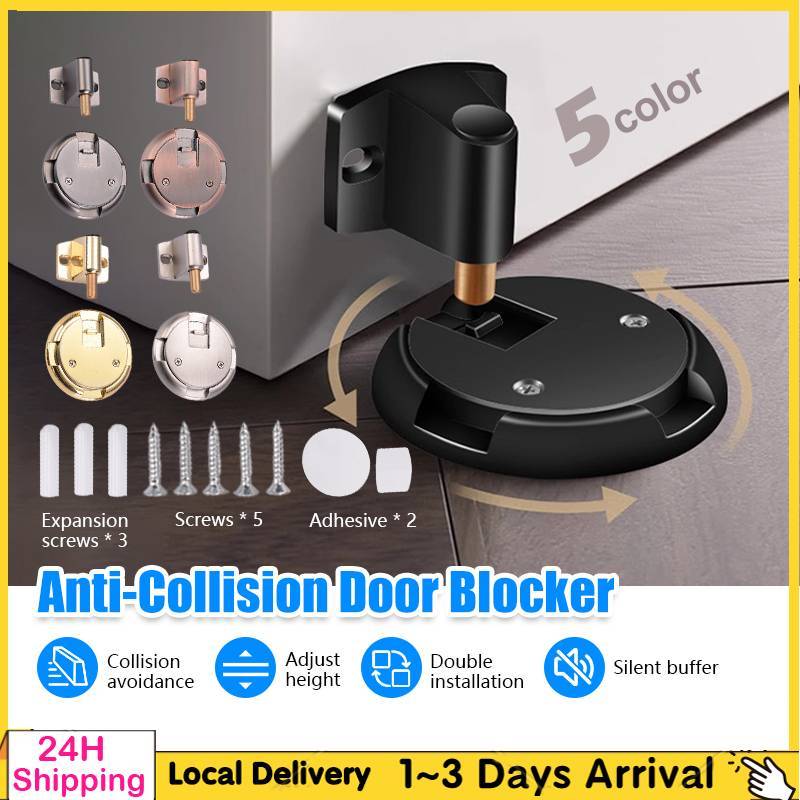 Heavy Duty Magnetic Door Stopper Penahan Pintu Stainless Steel ...