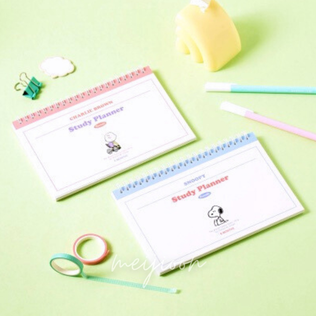 ♥from KOREA♥ DAISO KOREA X PEANUTS, Snoopy and Charlie Brown Study ...