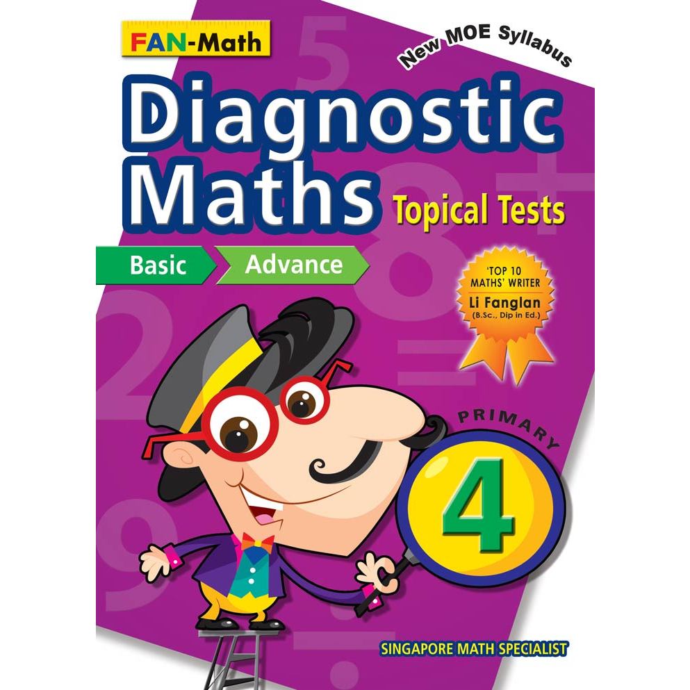 Diagnostic Maths Topical Tests Primary 4 (1ED) Assessment Book by FAN ...